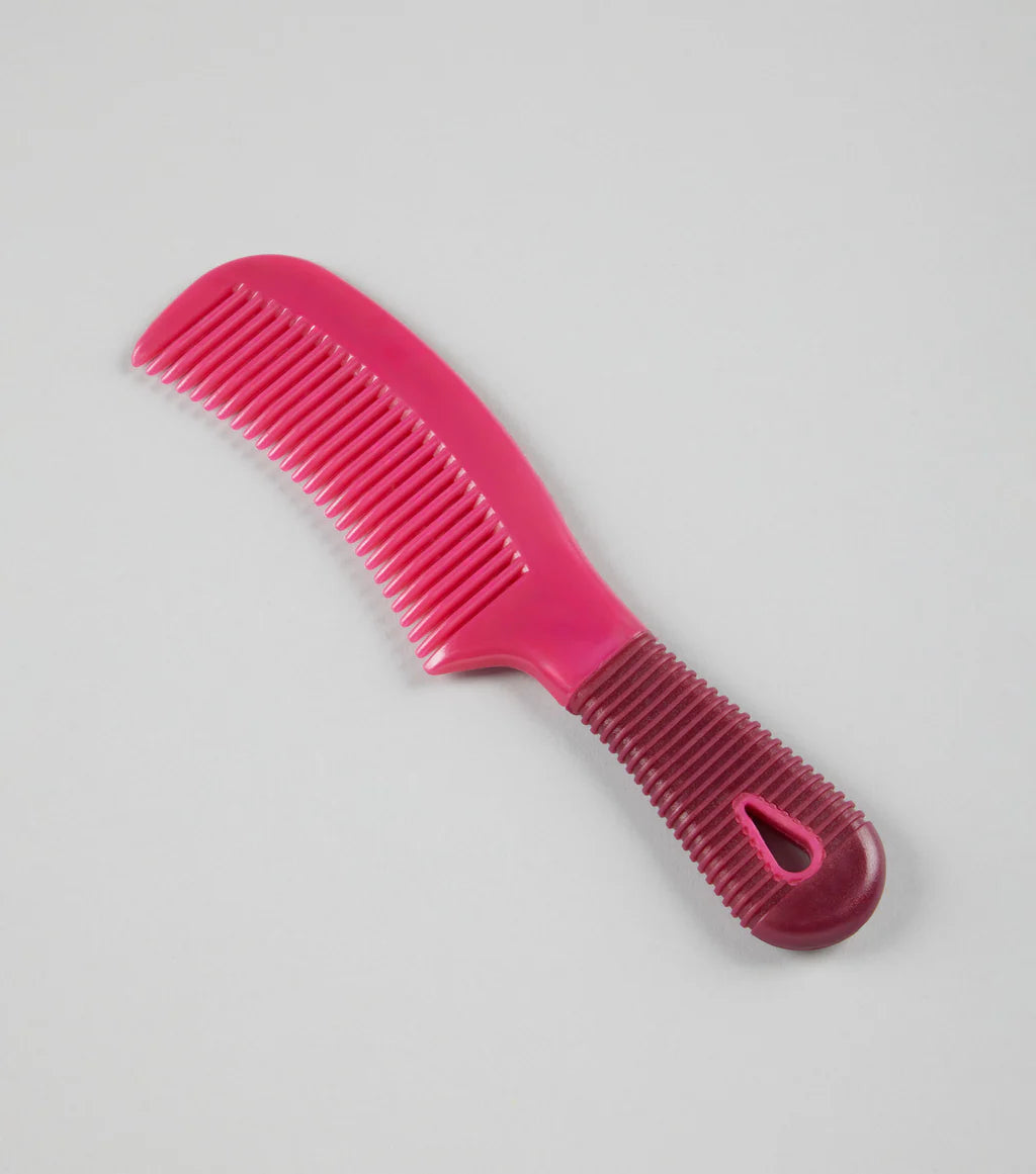 Plastic Mane Comb with Handle – The Tack Box Saddleworld