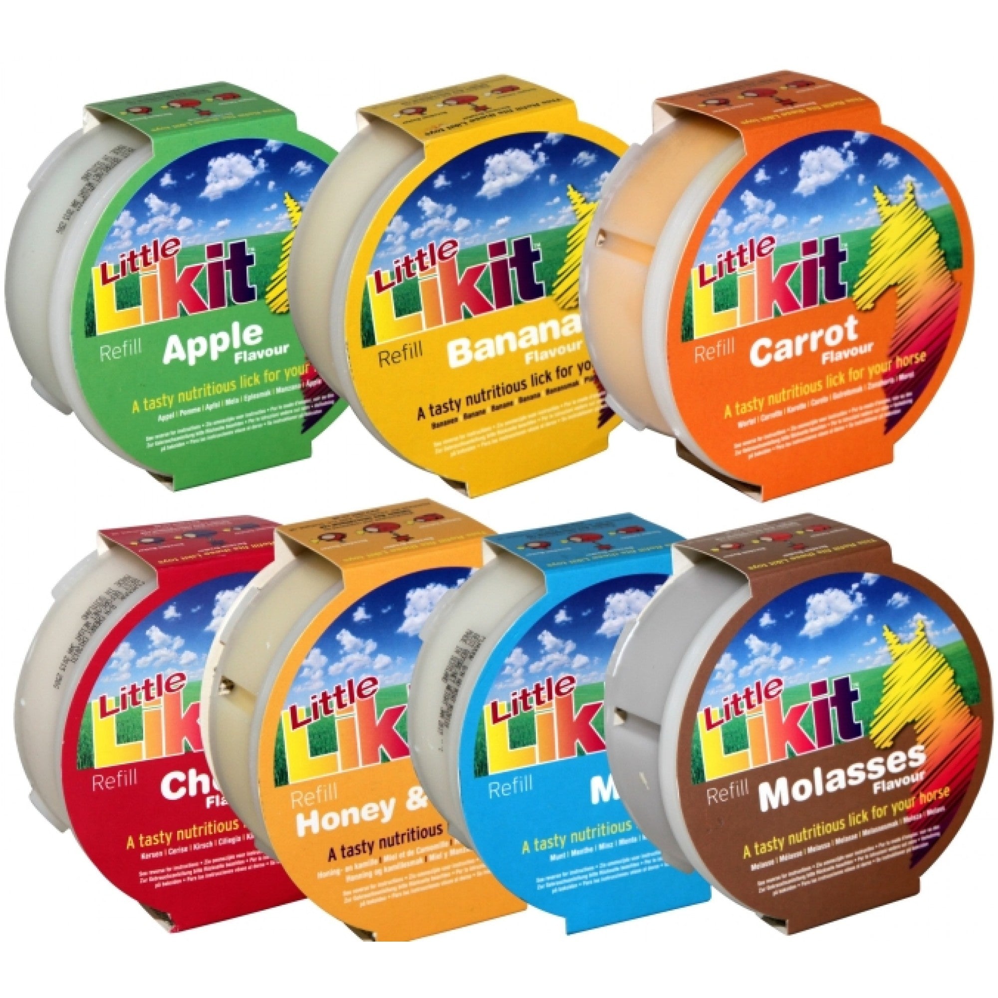 Likit Refills 250gm Various Flavours – The Tack Box Saddleworld