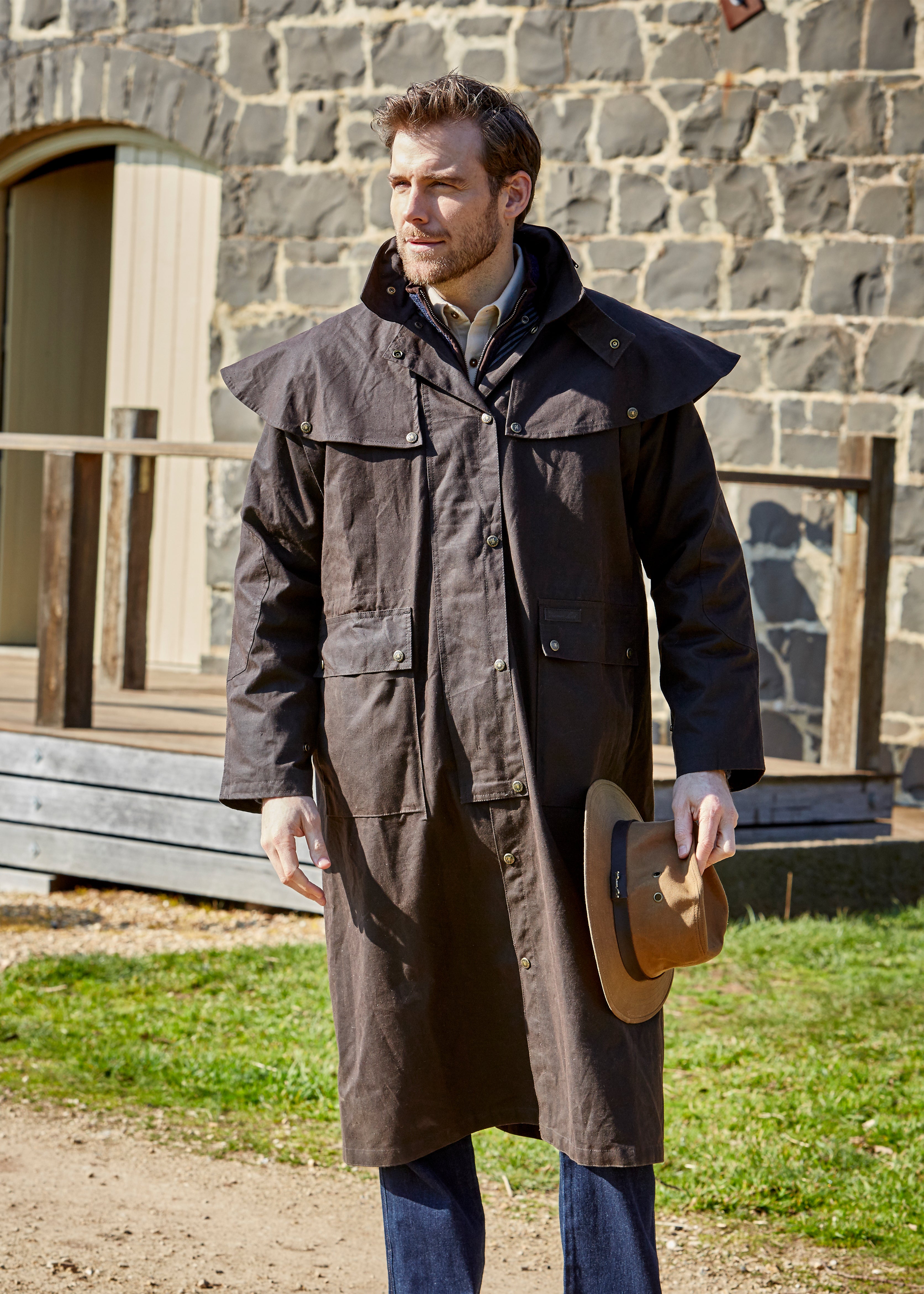 High Country Oilskin Long Coat – The Tack Box Saddleworld